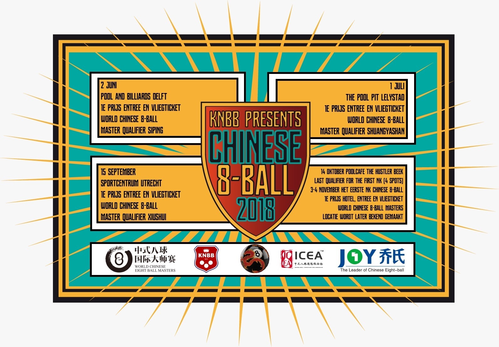 Derde kwalificatie NK Chinese 8-Ball | Snooker